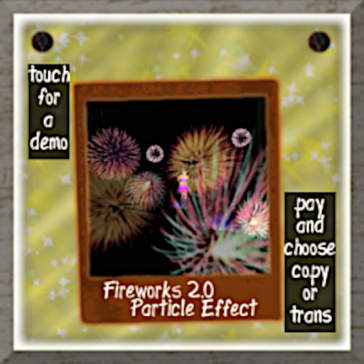Second Life Marketplace Fireworks 2 0 Particle Effect